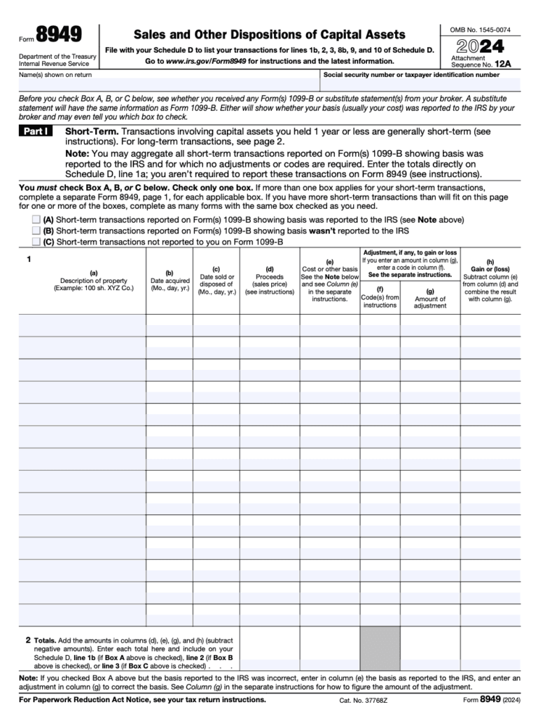 Step-by-Step Guide on How File Form 8949?
