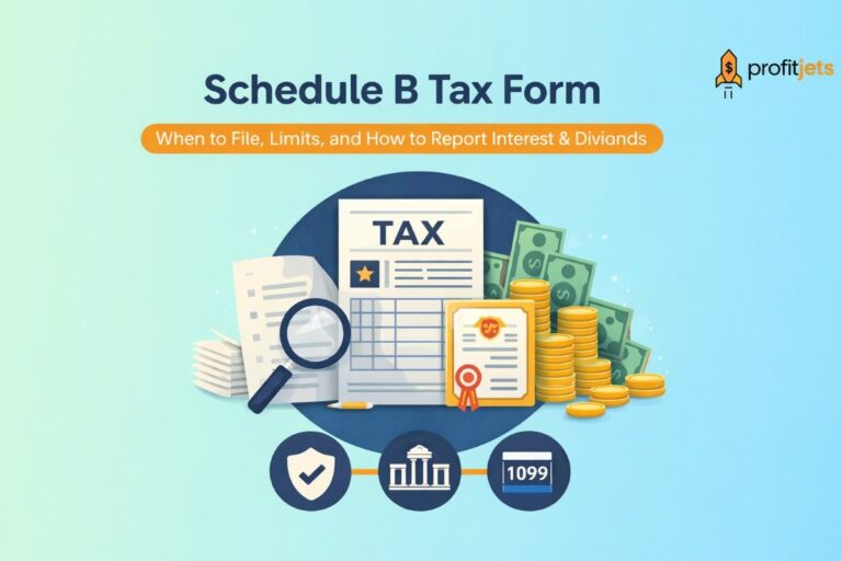 Schedule B Tax Form: Rules, Limits, Filing Guide| Profitjets