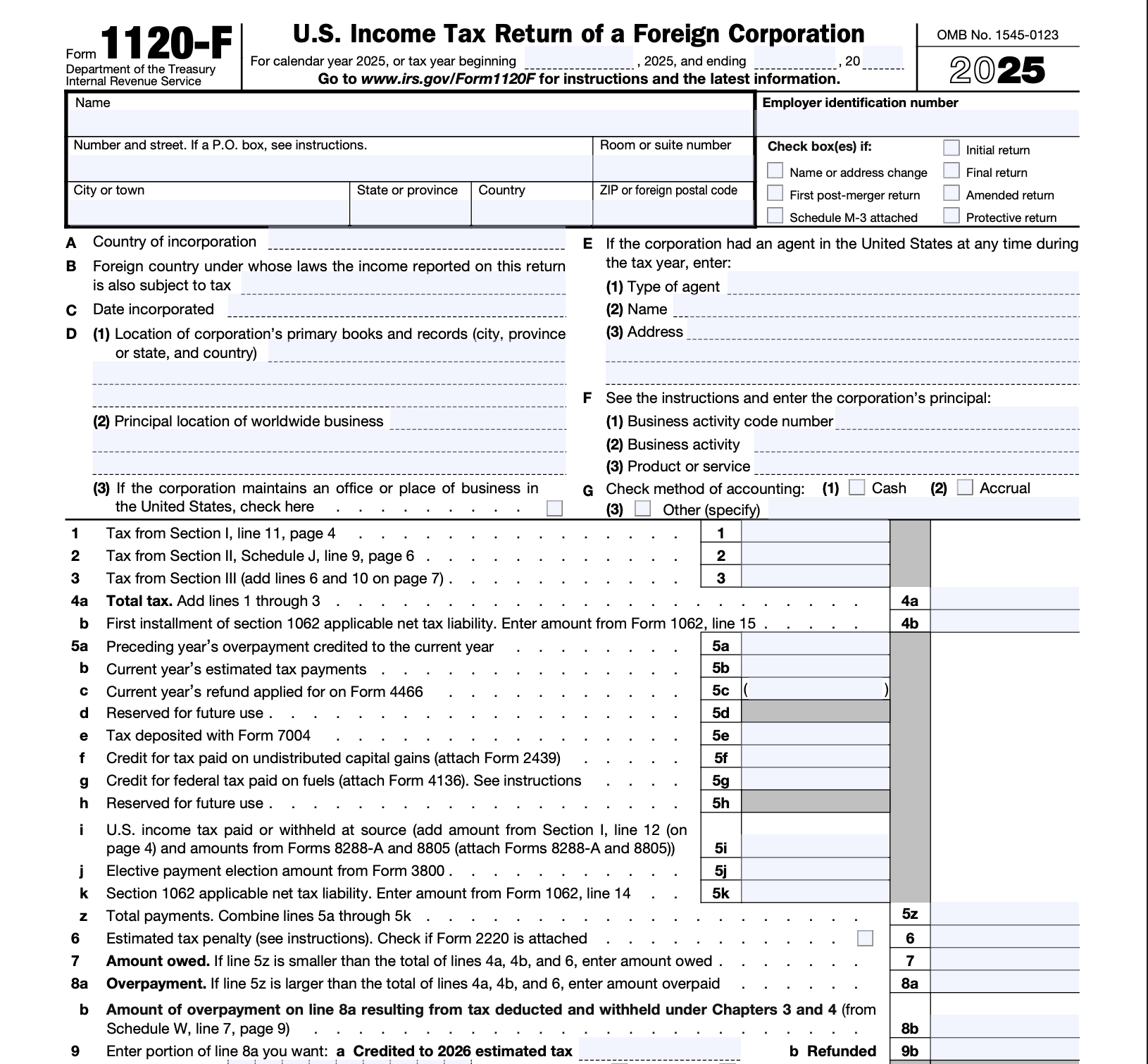 Form 1120-F Filing Guide for Foreign Corps | Profitjets